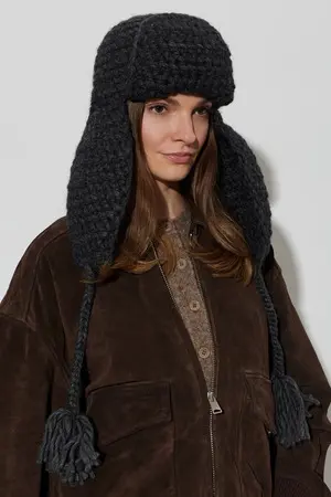 Etro Wool Hat With Ear Flaps