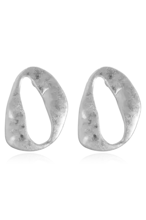 Cult Gaia Rue Mini" Earrings - Silver