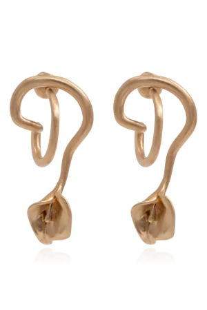 Cult Gaia Calla Wavy’ Earrings - Gold