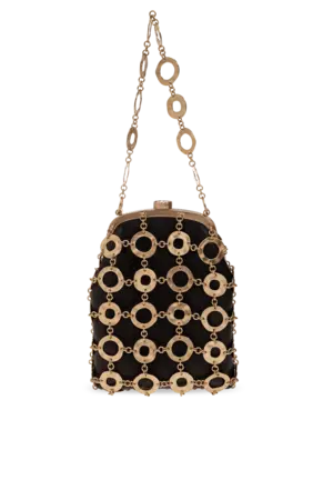 Cult Gaia Leather Bag ‘brielle - Black