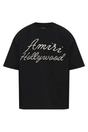 Amiri T-shirt With Logo - Black