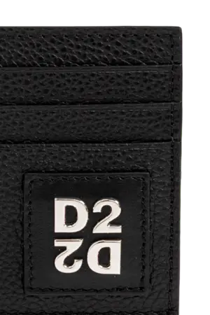 Dsquared2 Leather Card Holder With Logo