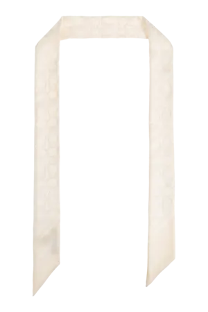 COACH Silk Scarf - Cream
