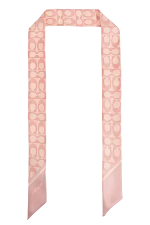 COACH Silk Scarf - Pink
