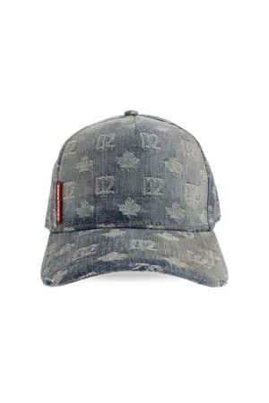 Dsquared2 Denim Baseball Cap - Blue