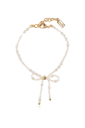 COACH Bracelet With A Decorative Bow - Gold