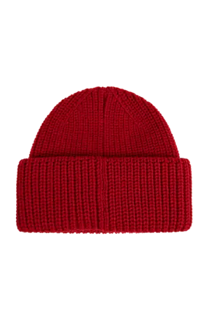 Dsquared2 Wool Beanie With Sewn-on Logo