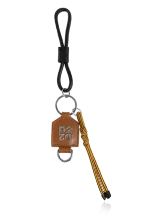 Dsquared2 Keychain With Logo - Brown