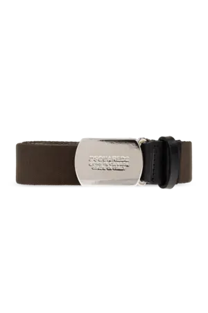 Dsquared2 Belt With Logo - Brown