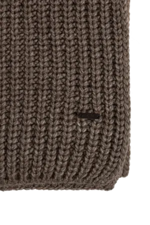 Dsquared2 Wool Scarf With Sewn-in Logo