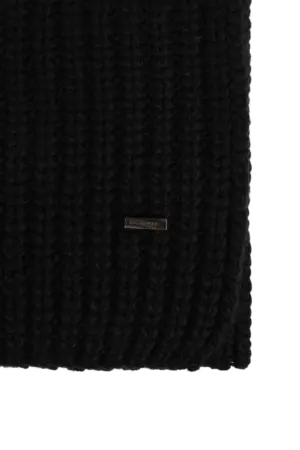 Dsquared2 Wool Scarf With Sewn-in Logo