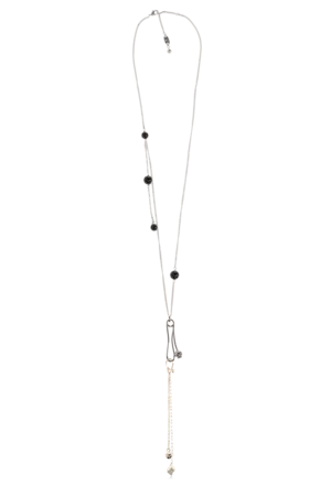 LEMAIRE Long Necklace With Pendants - Silver