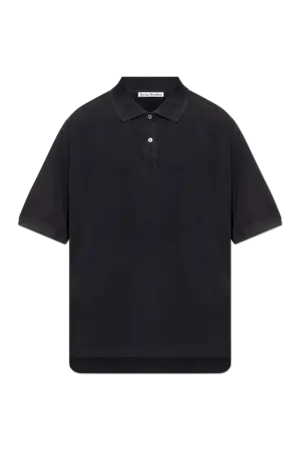 Acne Studios Polo With Logo - Black