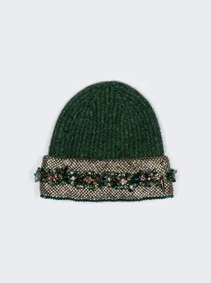 MELROSE HIGH X Lotto Crown Of Cairo Beanie Monarch And - Green