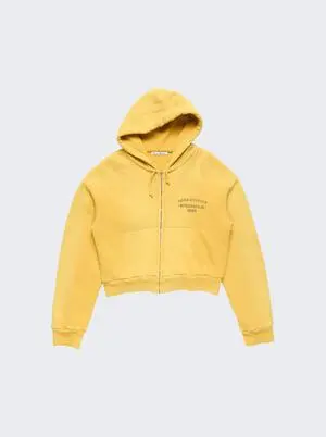 Acne Studios Sprayed Zip Hoodie Mustard - Yellow