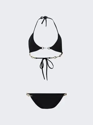 Gucci Two Piece Bikini Stretch Jersey - Black