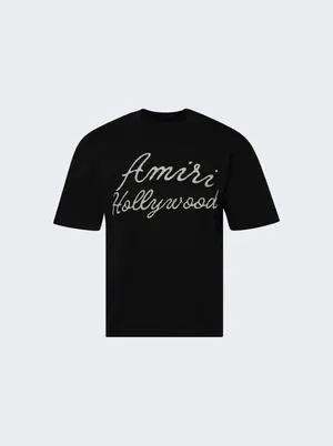 Amiri Hollywood Os Tee - Black