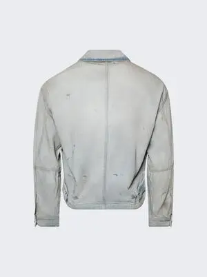 Amiri Denim Work Jacket Perfect Antique - Indigo