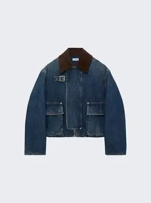 Loewe Short Parka Dark - Blue