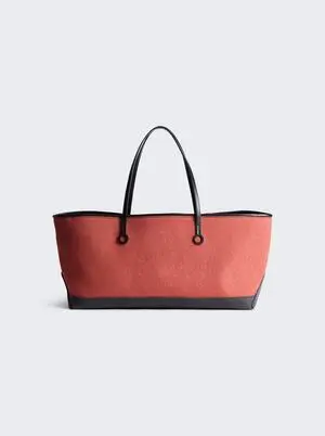 JW Anderson Stretch Anchor Canvas And Leather Tote Rust