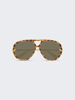 Bottega Veneta Classic Aviator Sunglasses Havana - Brown
