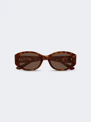 Balenciaga Oval Sunglasses Havana - Brown
