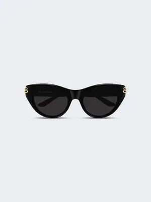 Balenciaga Cat-eye Sunglasses - Black