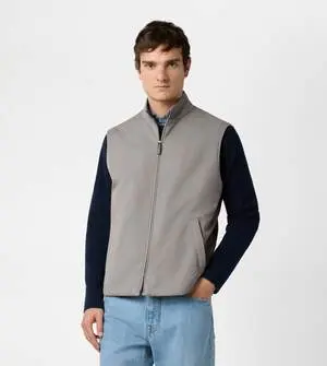 TOD'S Gilet In Soft Touch Microfiber