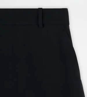 TOD'S Wraparound Skirt In Wool Gabardine