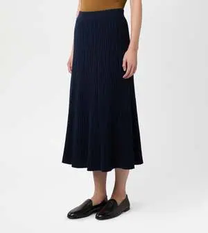 TOD'S Cashmere Blend Knit Flared Skirt