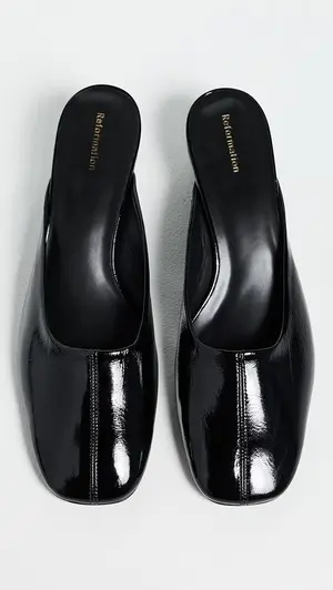REFORMATION Inez Heeled Mules
