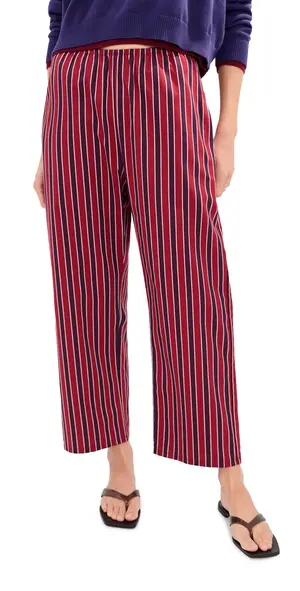 LE BOP Kelsey Pants - Red/navy Stripe