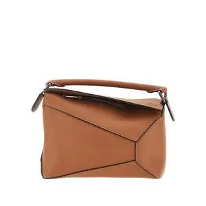 Loewe Leather Small 'puzzle Edge' Bag - Beige