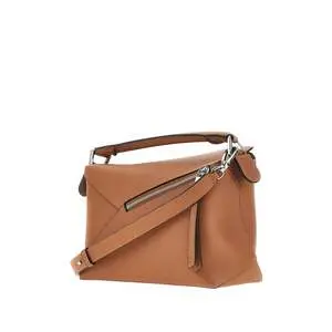 Loewe Leather Small 'puzzle Edge' Bag - Beige