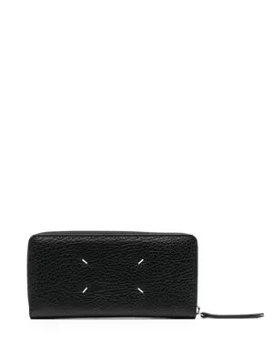 MAISON MARGIELA Wallet Zip Around Continental - Black