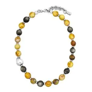 CORSO JEWELRY Gold Obsidian Beaded Bracelet - Black/gold