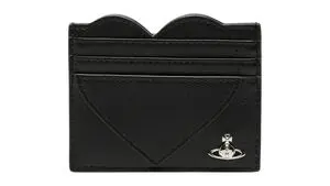 VIVIENNE WESTWOOD Heart Card Holder - Black