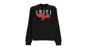 Amiri Cny Rabbit Logo Crewneck Sweatshirt