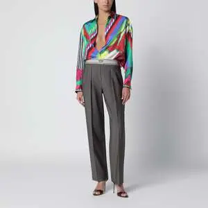 Versace Formula 6 Silk Twill Shirt - Multicolor