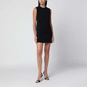 Versace Sleeveless Mini Dress In Stretch Viscose