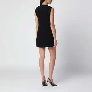 Versace Sleeveless Mini Dress In Stretch Viscose