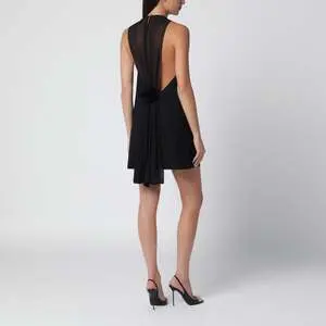 ROTATE BY BIRGER CHRISTENSEN Trapeze Mini Dress In Crepe