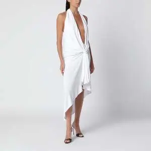 Christopher Esber Spire Cascade Viscose Midi Dress