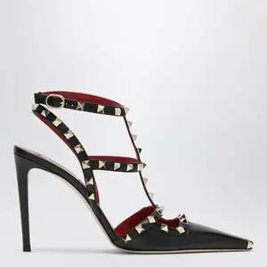 Valentino Garavani Rockstud Leather Slingback Heels