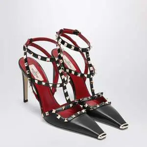 Valentino Garavani Rockstud Leather Slingback Heels