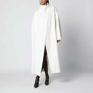 THE FRANKIE SHOP Leroy Wool Blend High-neck Coat