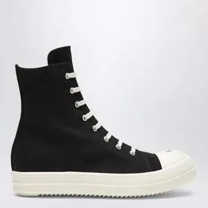 Rick Owens High Top Sneakers With "so Cunt" Detail