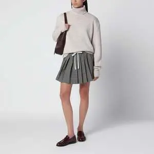 THE FRANKIE SHOP Gala Light Merino Wool Turtleneck Sweater