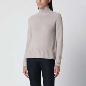 Max Mara Turtleneck Sweater In Wool And Cashmere