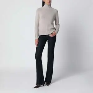 Max Mara Turtleneck Sweater In Wool And Cashmere